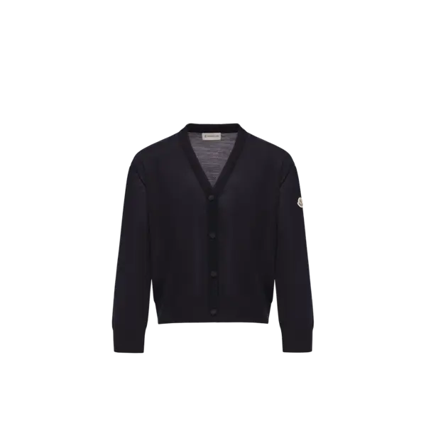 Moncler Wool Cardigan - Blue