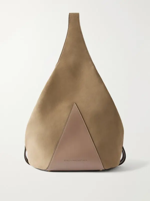 Stella McCartney Appaloosa Vegan Suede Shoulder Bag - Brown
