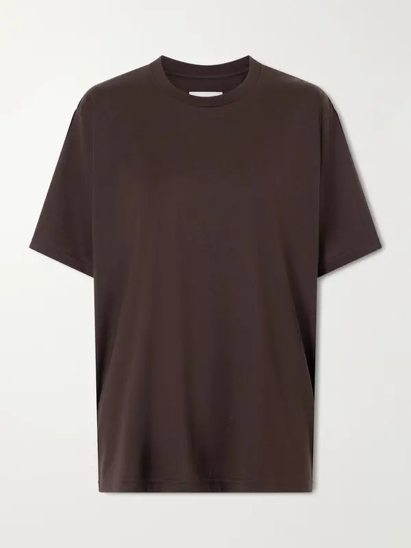 SSSTEIN Cotton T-shirt - Brown