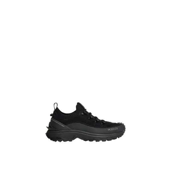 Moncler Trailgrip Lite 3 Nubuck & Suede Sneakers - Black