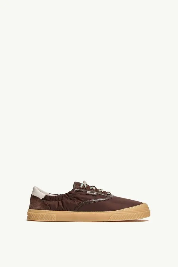 Moncler Vera Leisure Padded Sneakers - Brown