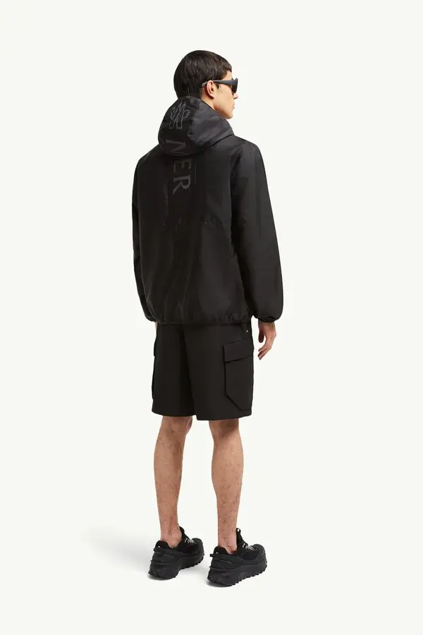 Moncler Granier Hooded Windbreaker - Black