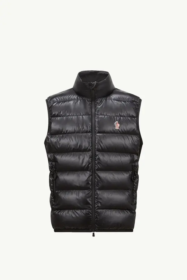Moncler Down Vest With Stand Collar