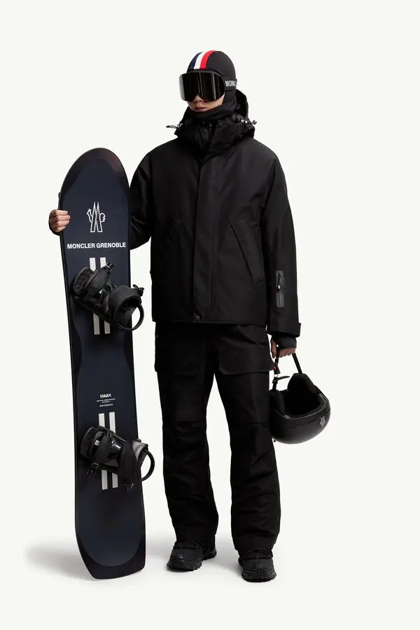 Moncler Lambir Hooded Gore-tex Ski Jacket - Black