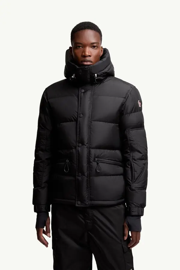 Moncler Kasanka Hooded Down Insulated Ski Jacket - Black