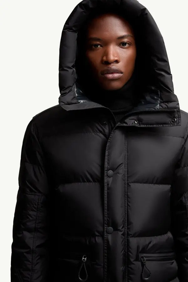 Moncler Kasanka Hooded Down Insulated Ski Jacket - Black