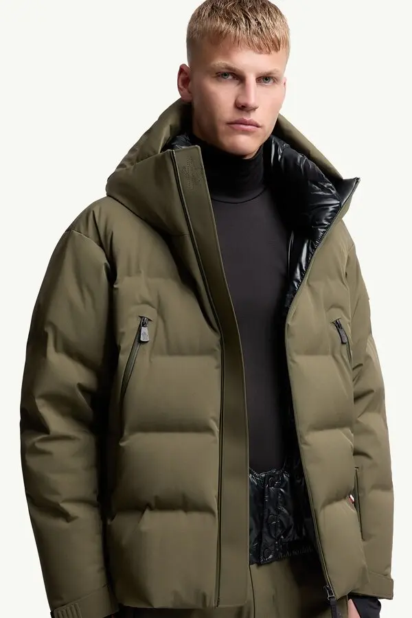 Moncler Fellberg Hooded Insulated Ski Jacket - Green