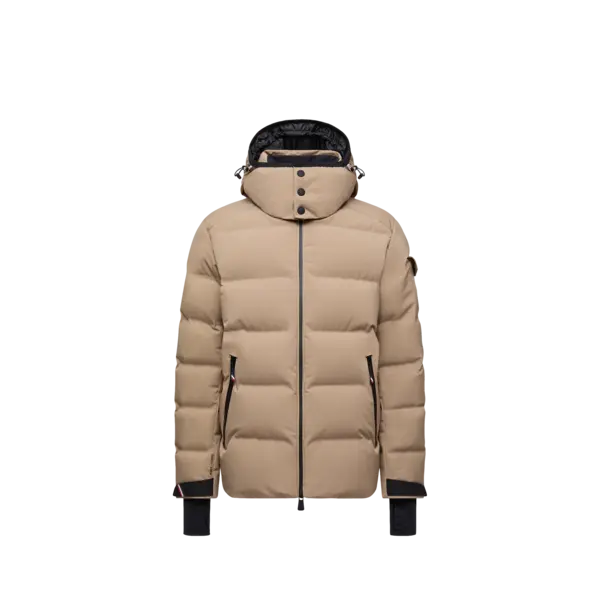 Moncler Montgetech Hooded Insulated Ski Jacket - Beige