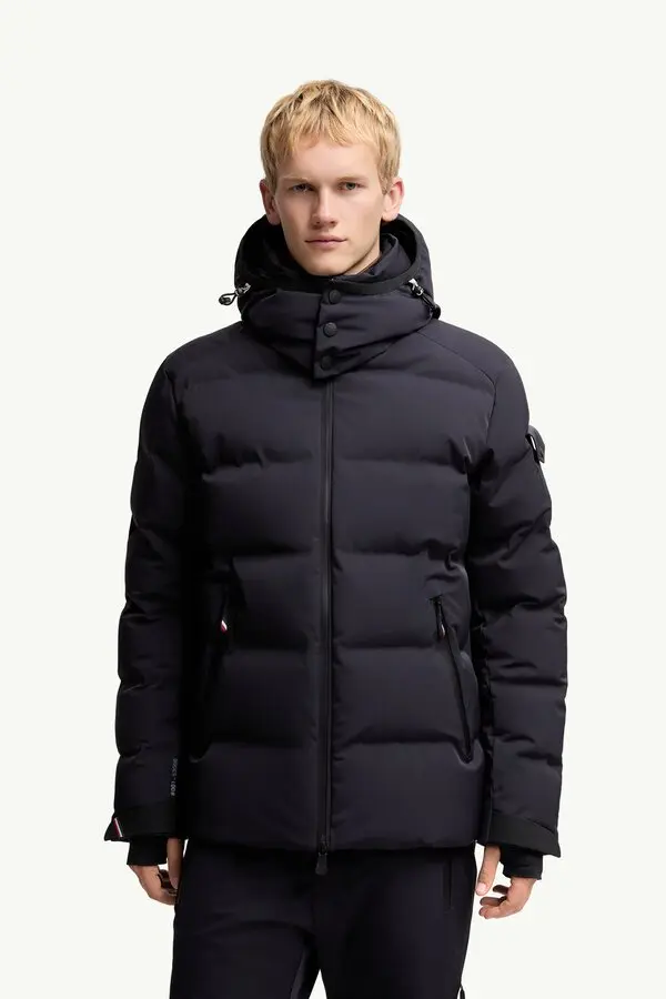 Moncler Montgetech Hooded Insulated Ski Jacket - Blue