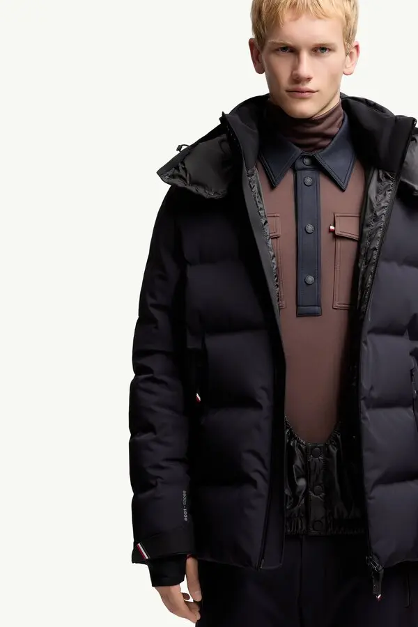 Moncler Montgetech Hooded Insulated Ski Jacket - Blue
