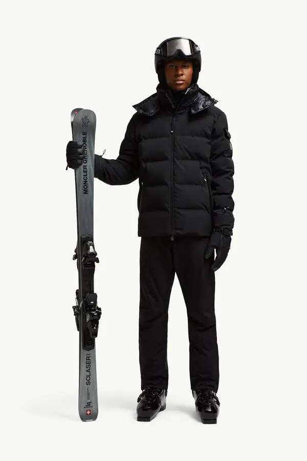 Moncler Montgetech Hooded Insulated Ski Jacket - Black