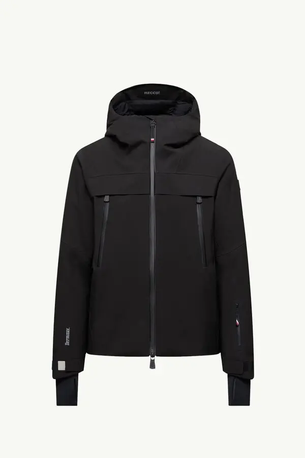 Moncler Chanavey Hooded Ski Jacket - Black