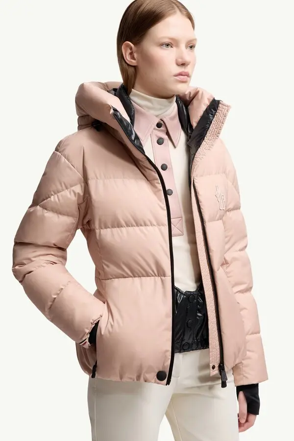 Moncler Bouquetin Hooded Down Ski Jacket