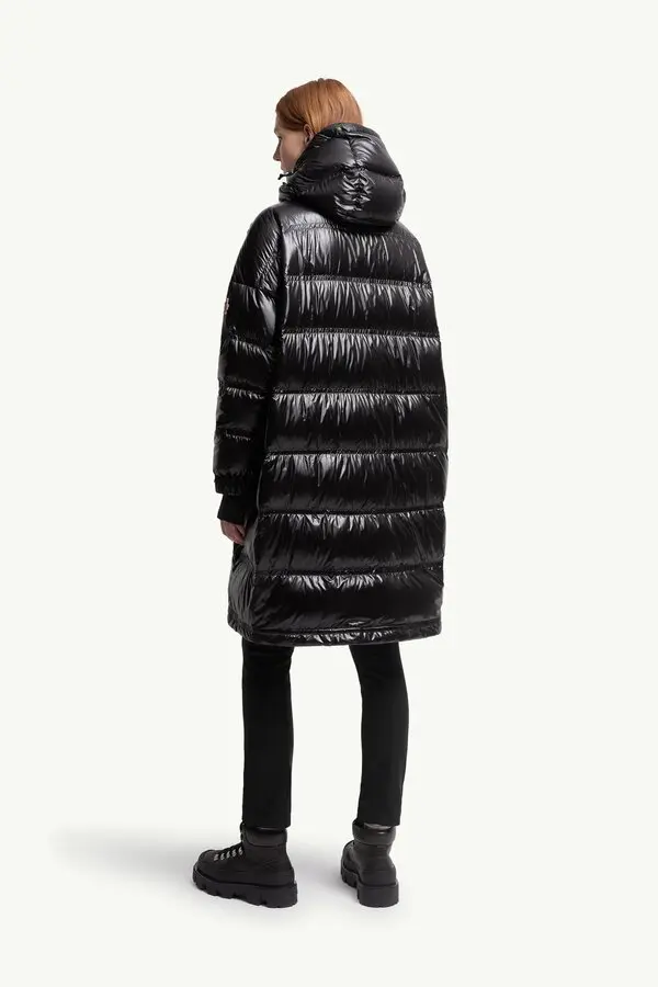 Moncler Rochelairs Hooded Long Down Jacket