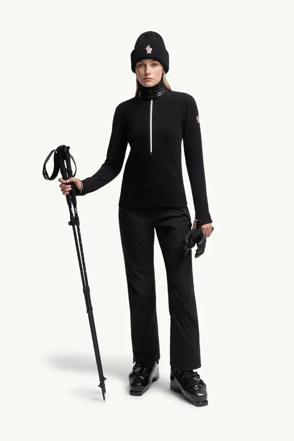 Moncler Half-zip Sweatshirt - Black