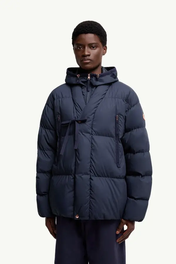 MONCLER X GILGA FARM DESIGNED BY DONALD GLOVER X Gilga Farm Donald Glover Tangelo Short Down Jacket