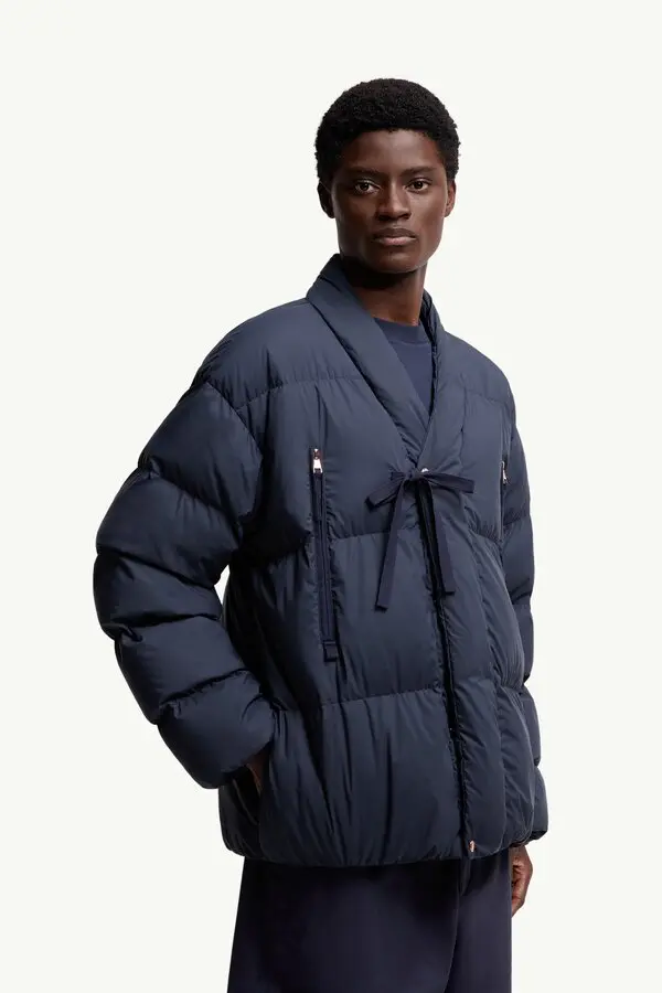MONCLER X GILGA FARM DESIGNED BY DONALD GLOVER X Gilga Farm Donald Glover Tangelo Short Down Jacket