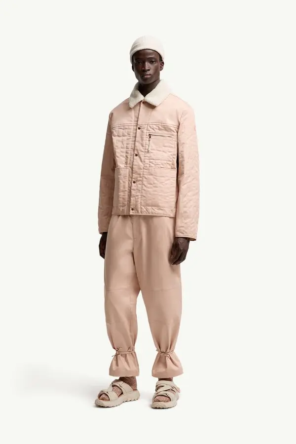 MONCLER X GILGA FARM DESIGNED BY DONALD GLOVER X Gilga Farm Donald Glover Kishus Padded Shirt Jacket - Pink