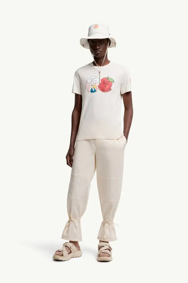 MONCLER X GILGA FARM DESIGNED BY DONALD GLOVER X Gilga Farm Donald Glover Cotton T-shirt - White