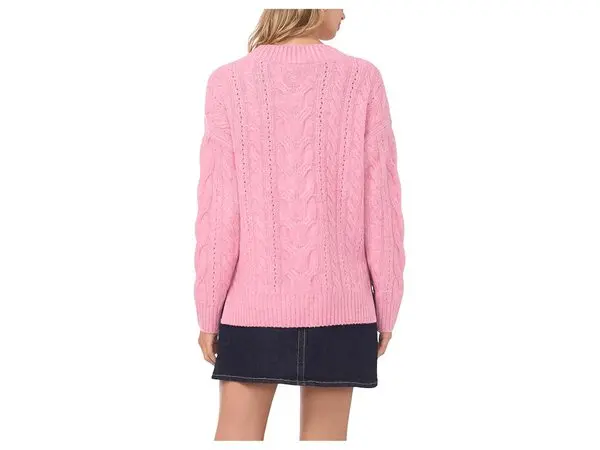 Vince Camuto Cable V-neck Pullover Sweater