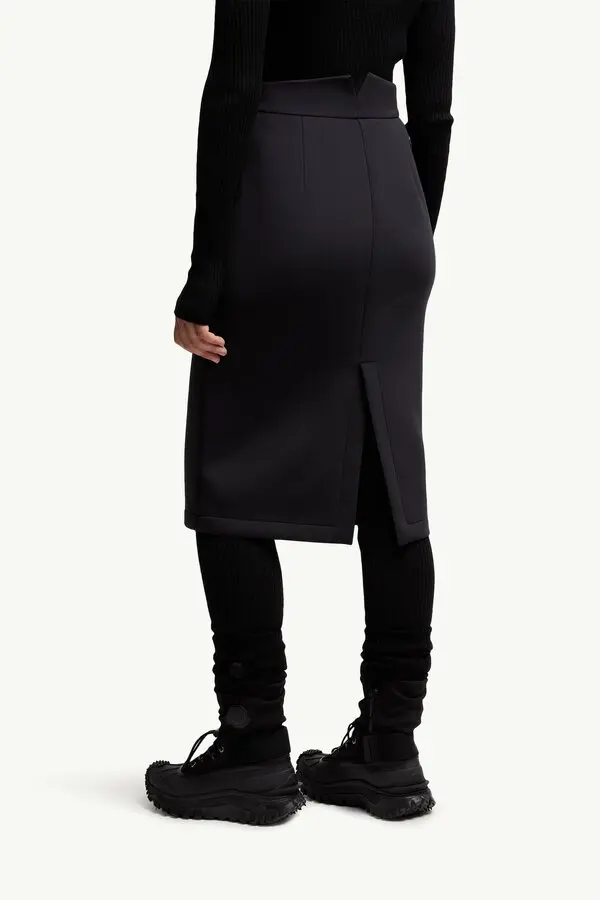 MONCLER X EDWARD ENNINFUL Neoprene Skirt