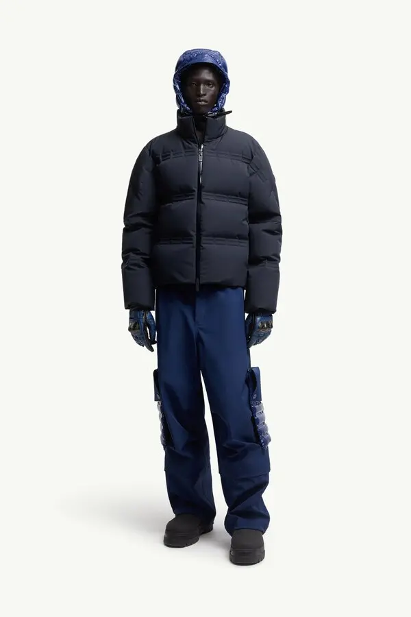 MONCLER X A$AP ROCKY Rally Short Down Jacket - Blue
