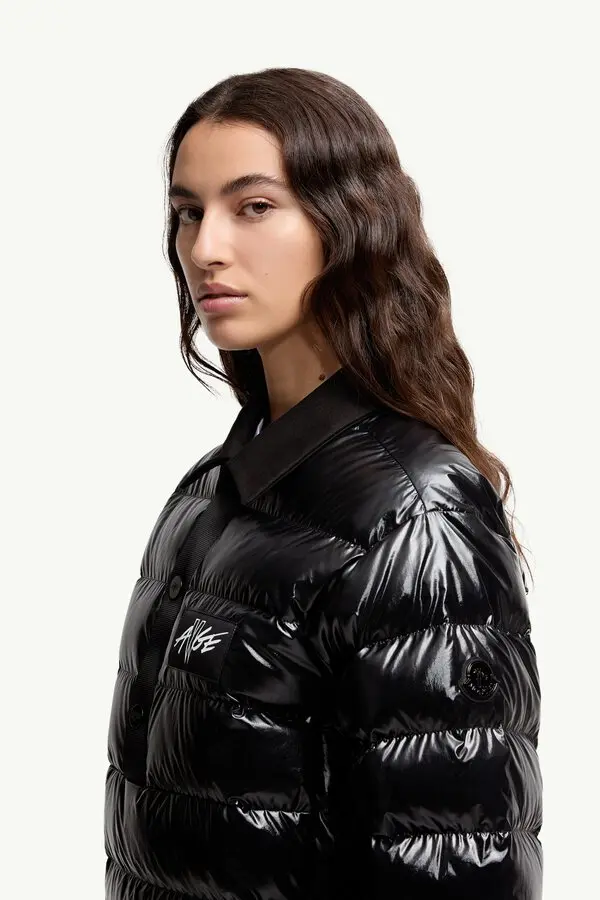 MONCLER X A$AP ROCKY Vardar Down Shirt Jacket With Glossy Finish