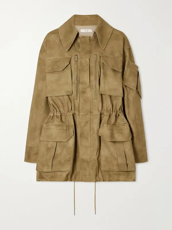 Co Cotton-blend Military Jacket - Army Green
