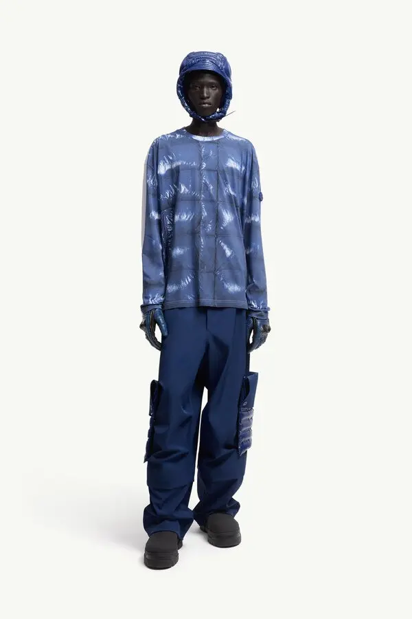 MONCLER X A$AP ROCKY Cotton Long Sleeve T-shirt - Blue