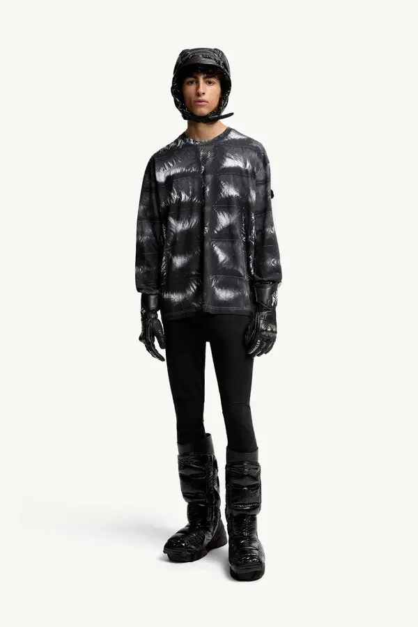 MONCLER X A$AP ROCKY Cotton Long Sleeve T-shirt - Black