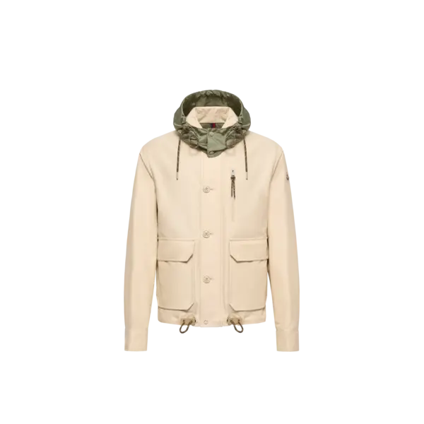 Moncler Montmirail Twill Shirt Jacket - Beige