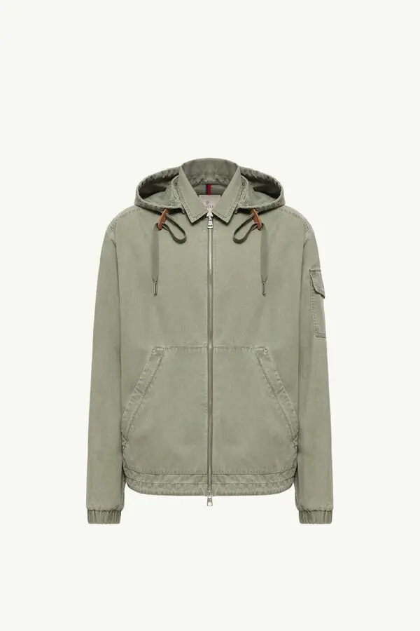 Moncler Havas Cotton Shirt Jacket - Green