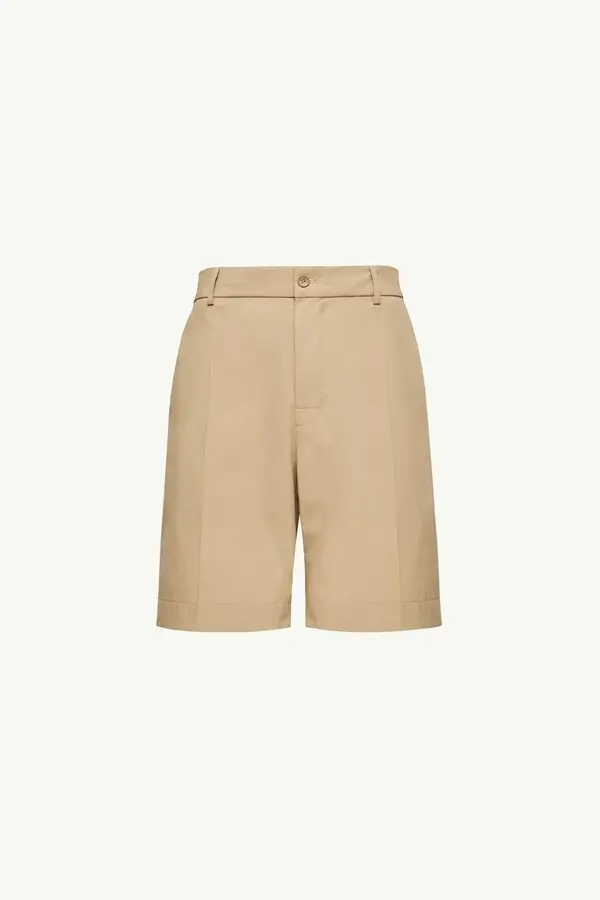 Moncler Seersucker Shorts - Beige