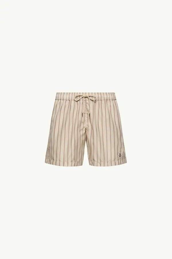 Moncler Striped Swim Shorts