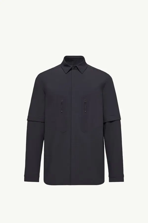 Moncler Logo 2-in1 Shirt Jacket - Black
