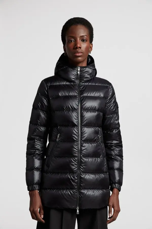 Moncler Glements Mid-length Down Jacket - Black