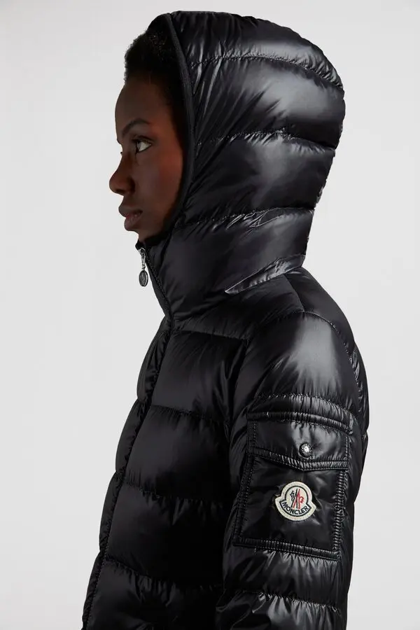 Moncler Glements Mid-length Down Jacket - Black