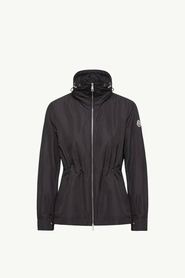 Moncler Enette Hooded Short Parka - Black