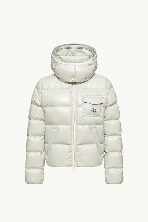 Moncler Andro Hooded Short Down Jacket - Green