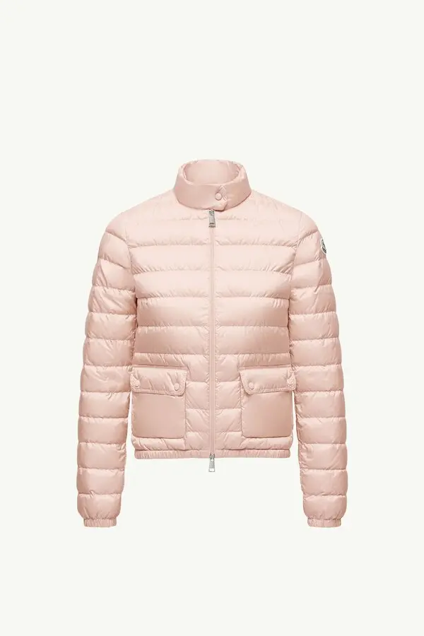 Moncler Lans Packable Short Down Jacket - Pink