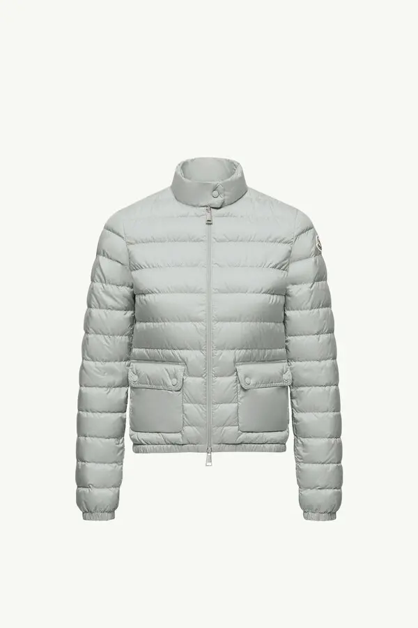 Moncler Lans Packable Short Down Jacket - Grey