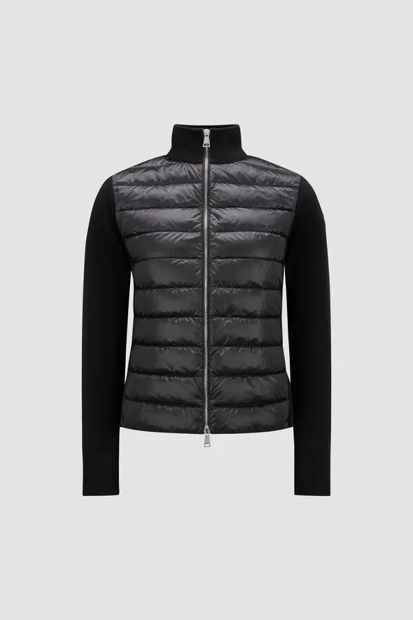 Moncler Padded Wool Cardigan