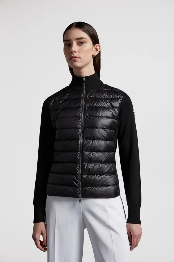 Moncler Padded Wool Cardigan