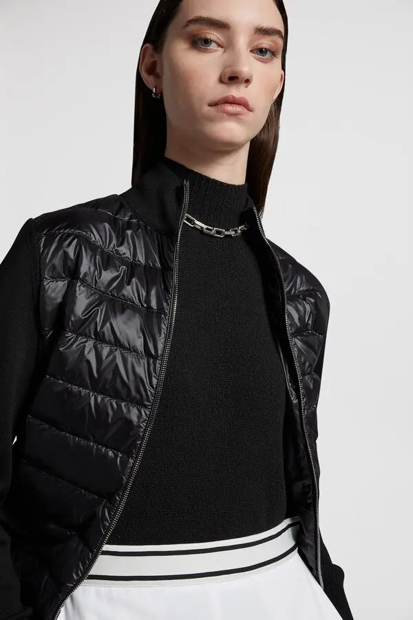 Moncler Padded Wool Cardigan