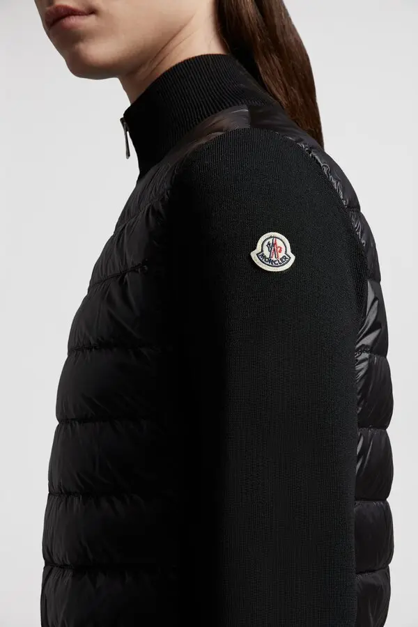 Moncler Padded Wool Cardigan
