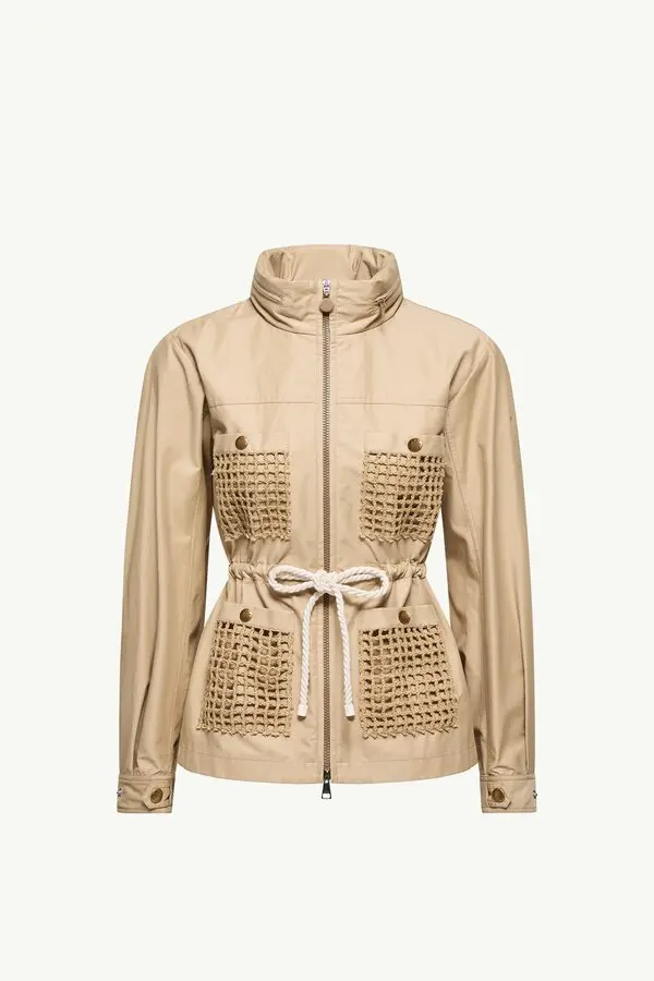 Moncler Bougain Hooded Jacket - Beige