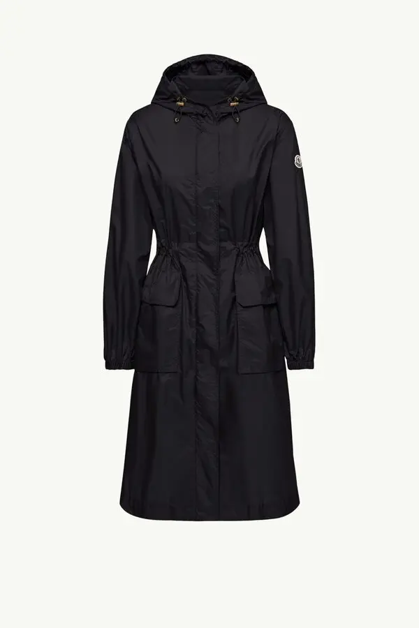 Moncler Hiengos Hooded Long Parka - Black