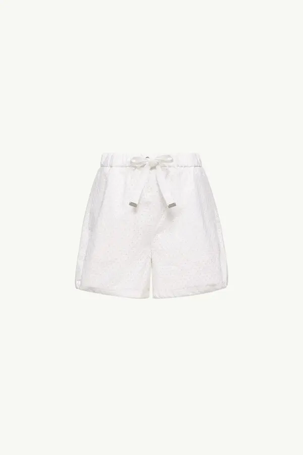 Moncler San Gallo & Cotton Poplin Shorts