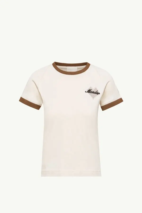 Moncler Heart Logo Cotton T-shirt
