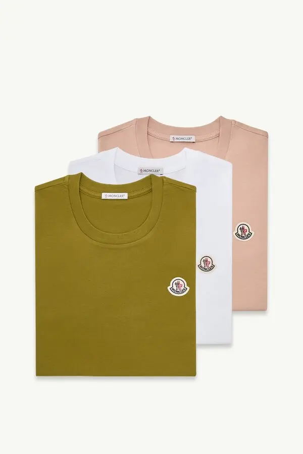 Moncler Logo Patch Cotton T-shirt